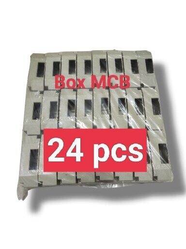 Paket 24 pcs Box MCB 1 GROUP Kotak Tempat Rumah MCB 1 Phase | Lazada ...