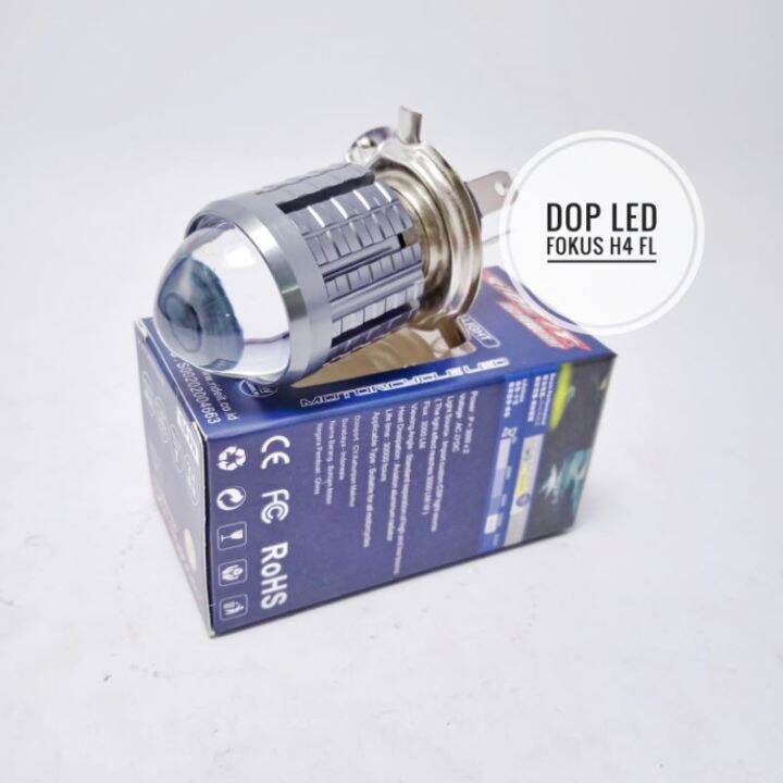 BOHLAM LED H4 FOKUS 30 WATT DOP LAMPU LASER DEPAN MOTOR | Lazada Indonesia