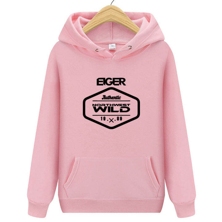 JAKET EIGER AUTHENTIC NORTHWEST WILD 1989 HOODIE PINK BIG SIZE TERMURAH ...