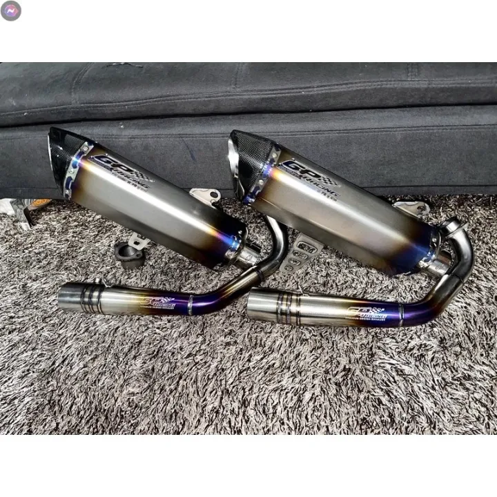 ลด 50% (พร้อมส่ง)ท่อGp racing(มี มอก ถูกต้องตามกฏหมาย) ไทเทเนี่ยมแท้ ...