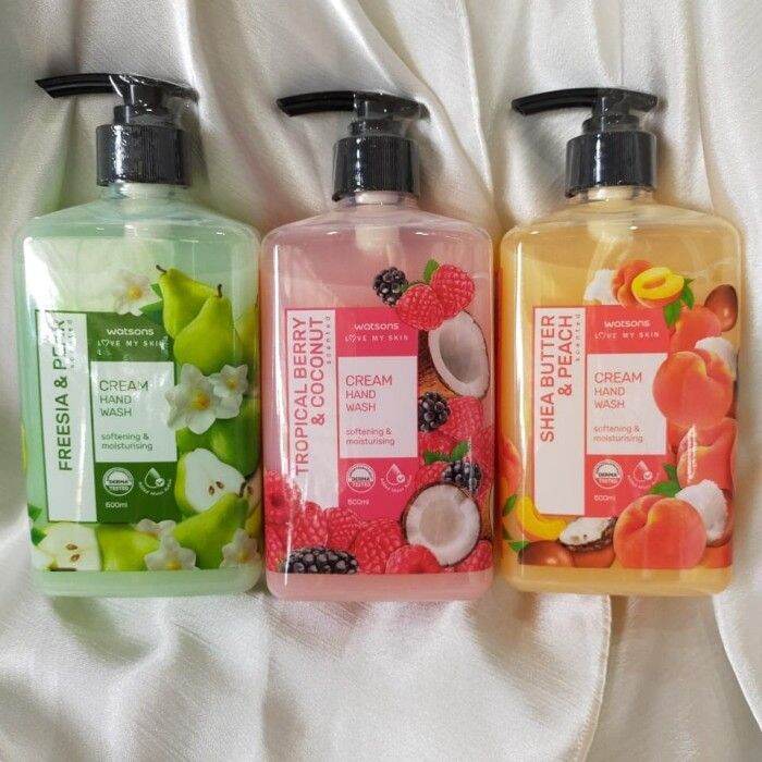 watsons hand wash 500ml / cream handwash / sabun cuci tangan watson ...