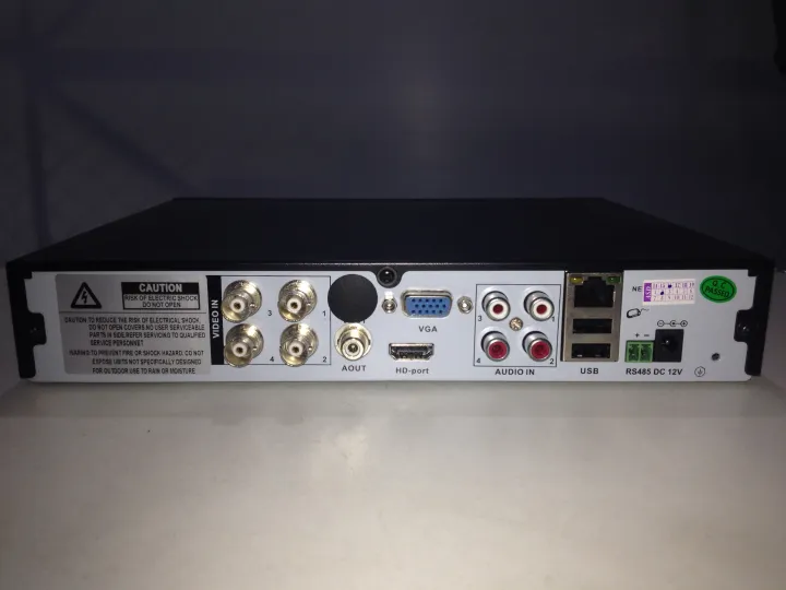 เครื่องบันทึก NVR CCTV ระบบกล้องวงจรปิด ใส่ฮาร์ดดิสได้ 1 ตัว ASCCTV 4 CH ใช้ได้กับกล้อง Analog ...