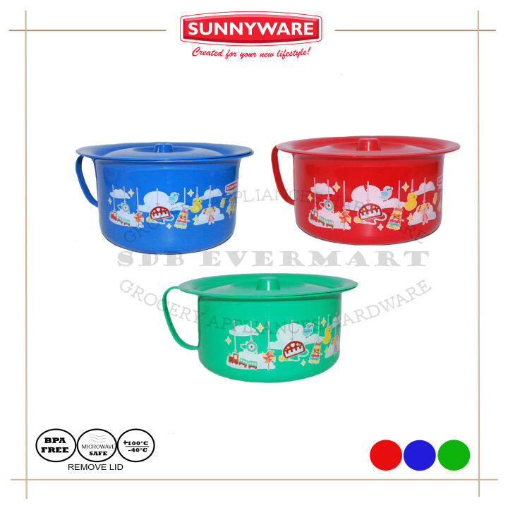 Sunnyware-Chamber Pot Arinola-Small-[7610]-Green Blue Red-1pc | Lazada PH