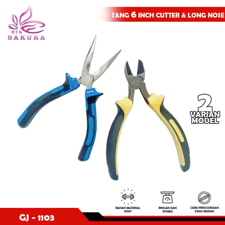 TANG LONG NOSE &CUTTER/6 inch/--SOSOYO | Lazada Indonesia