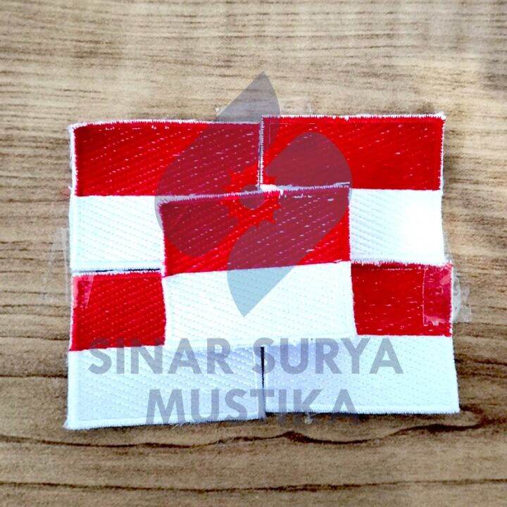 BET BENDERA MERAH PUTIH/ BET SEKOLAH// BET BORDIR CUSTOM // BET SEKOLAH ...