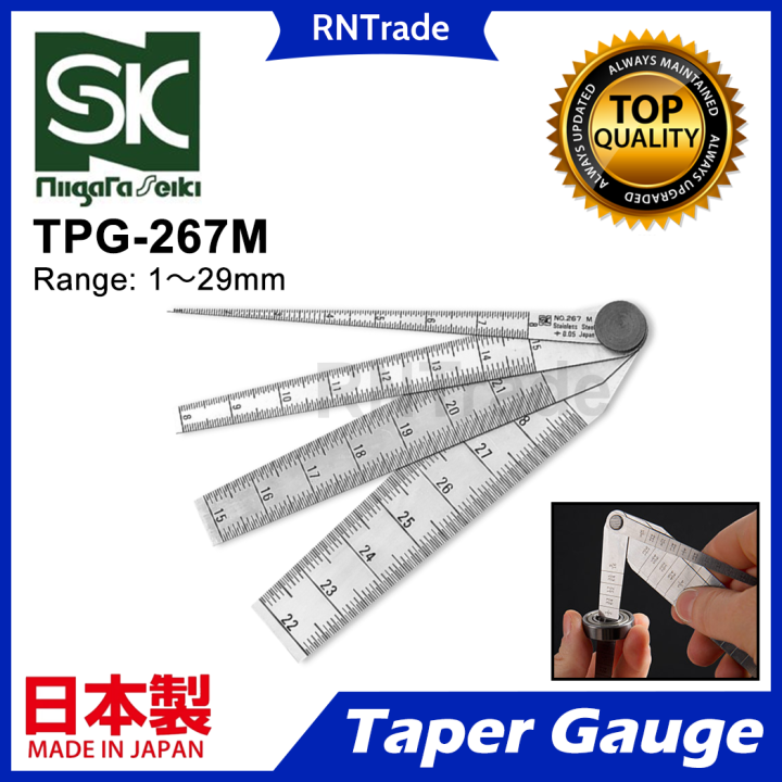 Taper Gauge Set SK TPG-267M, 1 〜 29 mm, Made in Japan | Lazada PH