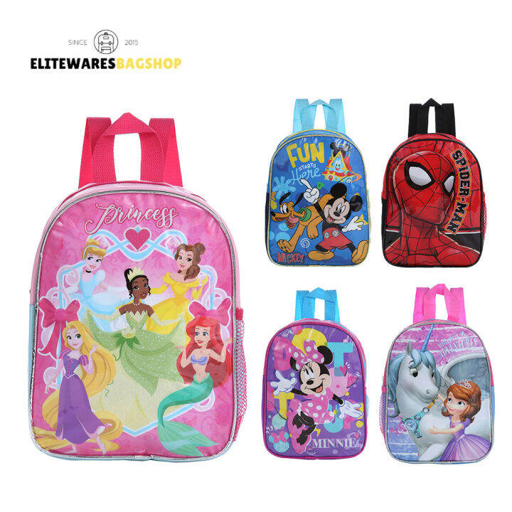 Boy and Girl Kids Bag Cartoon Character Bag Preschool Nursery Primary ...