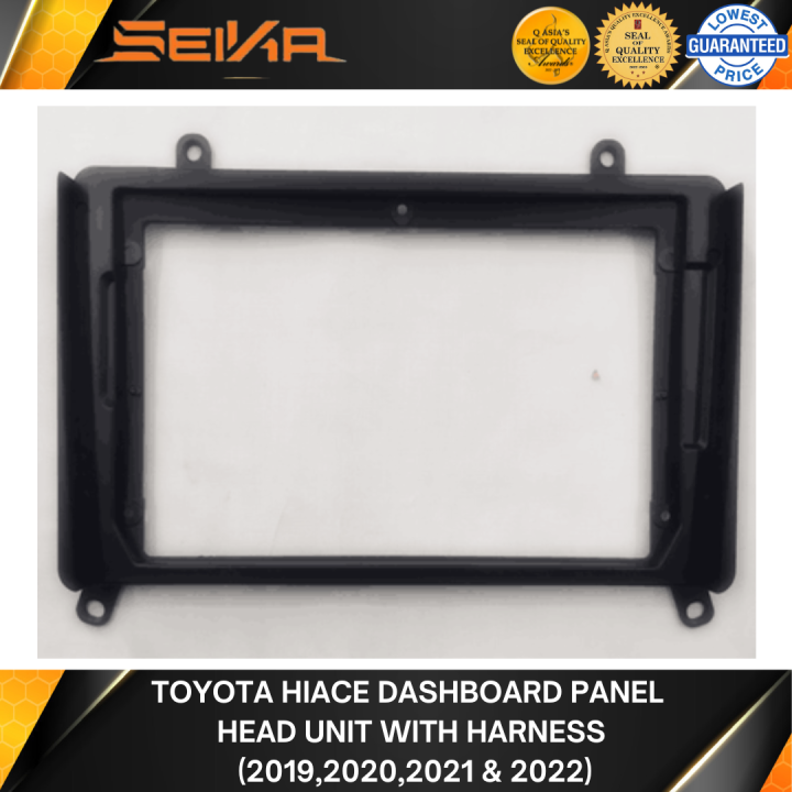 Toyota Hiace Dashboard Panel Head Unit with Harness (2019,2020,2021 ...