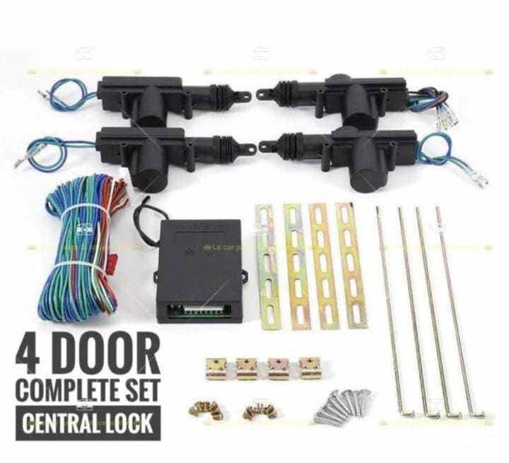 Central Door Lock System / central lock 4 pintu universal | Lazada ...