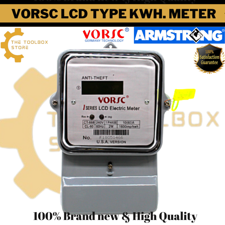 VORSC LCD TYPE KWH. METER | Lazada PH