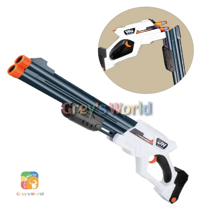 Storm Blaster guntoy, Nerf guntoy, Shotgun shape, Soft bullet toygun ...