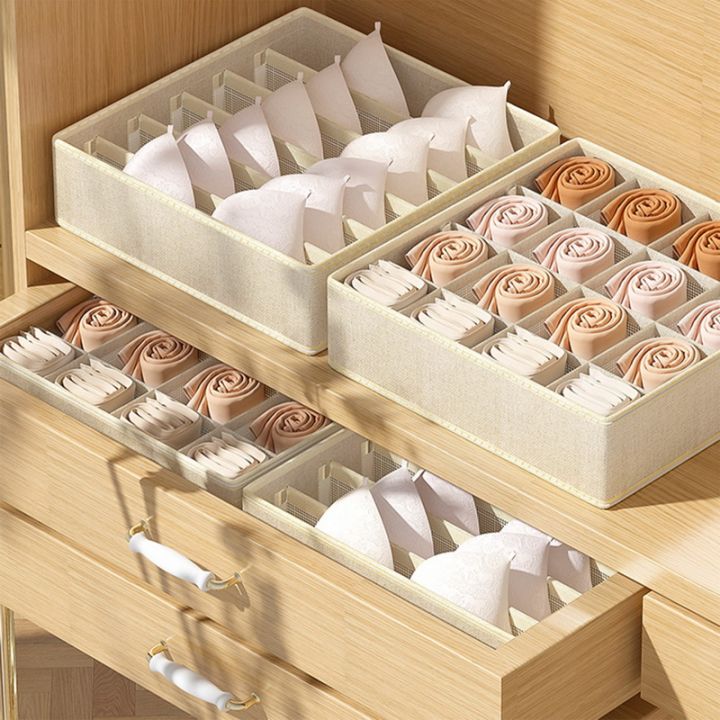 7 16 24grid Bra Underwear Socks Organizer Storage Box Closet Panties