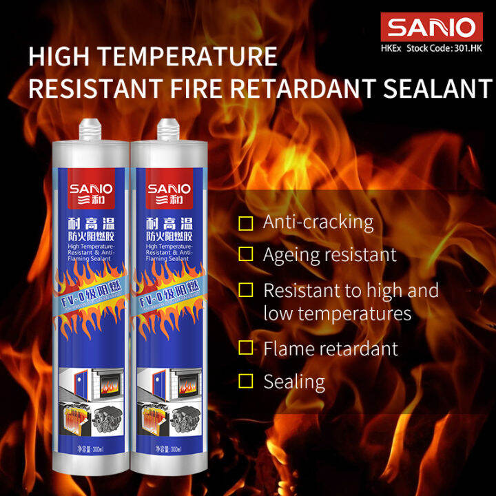 SANO TB119 High temperature resistant fire retardant Sealant ，+250 ...