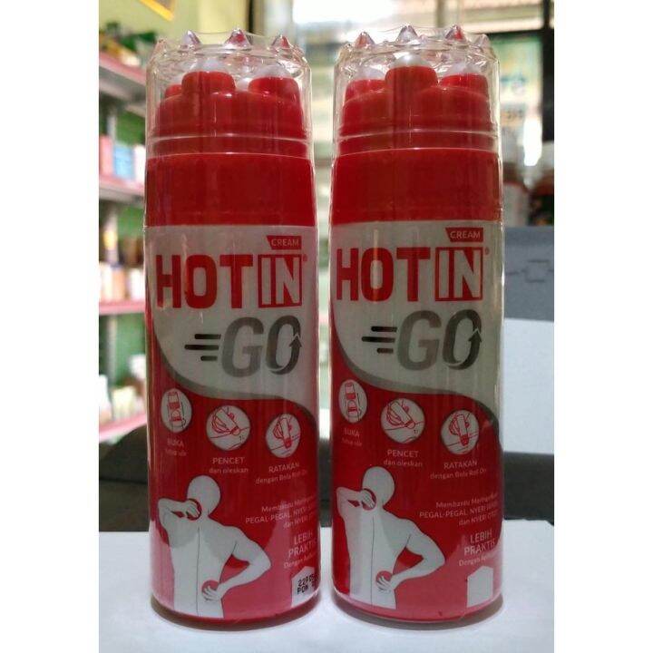 PAKET 2 BOTOL Hot in Cream GO / Hot In Cream GO - 100% 100gram | Lazada ...