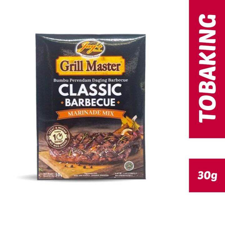 Jays Grill Master Classic BBQ Jay's Marinande Mix 30 Gram | Lazada ...
