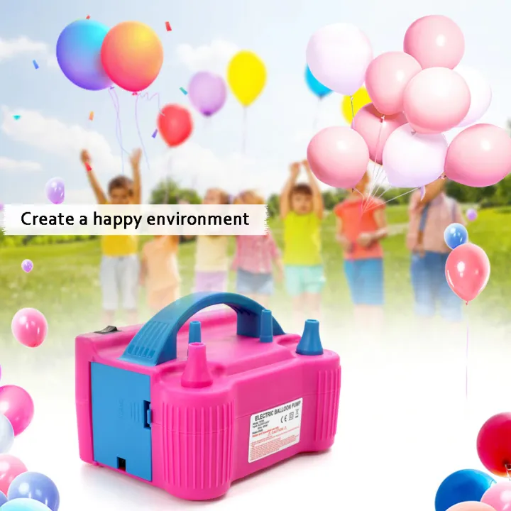 Pompa Balon Balloon Air Pump 2 Nozzle memompa balon dengan sangat cepat ...