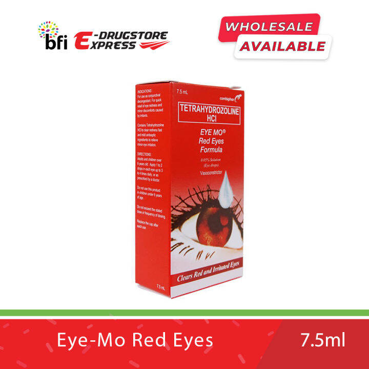 BFI E-Drugstore Eye-Mo Red Eyes 7.5ml [SAME-DAY AVAILABLE] | Lazada PH
