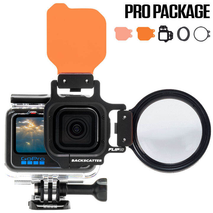 BackScatter FLIP10 Pro Package with DEEP & DIVE Filters & +15 MacroMate ...
