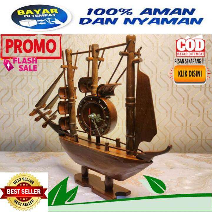 Jam kayu - Jam kayu kapal - Jam kayu jati - jam kayu jati ukir ...
