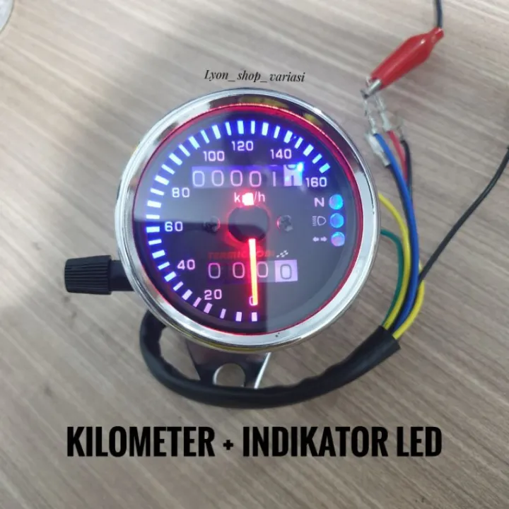 Kilo Meter Speedo Meter Plus Indikator LED RX King MegaPro Vixion ...