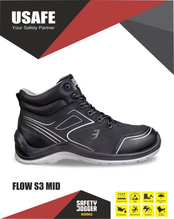 Sepatu Safety Jogger Flow S3 Mid | Lazada Indonesia