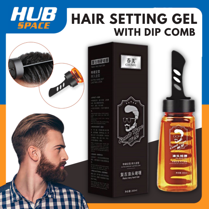 หวีเจลแต่งผม เจลเซ็ทผม เจลใส่ผม Chunfu Comb Type ของแท้ กลิ่นซิตรัส มา ...