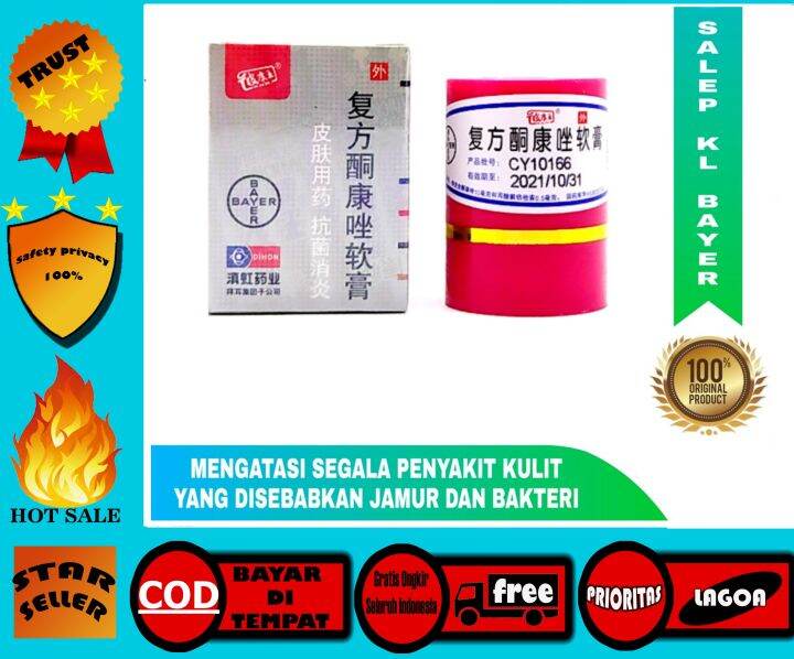 Salep KL pikang wang obat cacar gatal gatal kurap exim | Lazada Indonesia