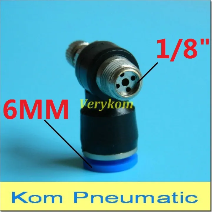 ขายส่ง100ชิ้นล็อต SL6-01นิวเมติกไอเสีย Valve วาล์ว6มม.หลอด18 "Bsp SL ...