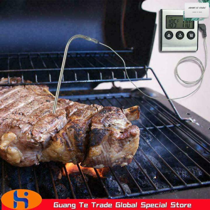 Smart sensor digital meat thermometer BBQ food cooking thermometer ...