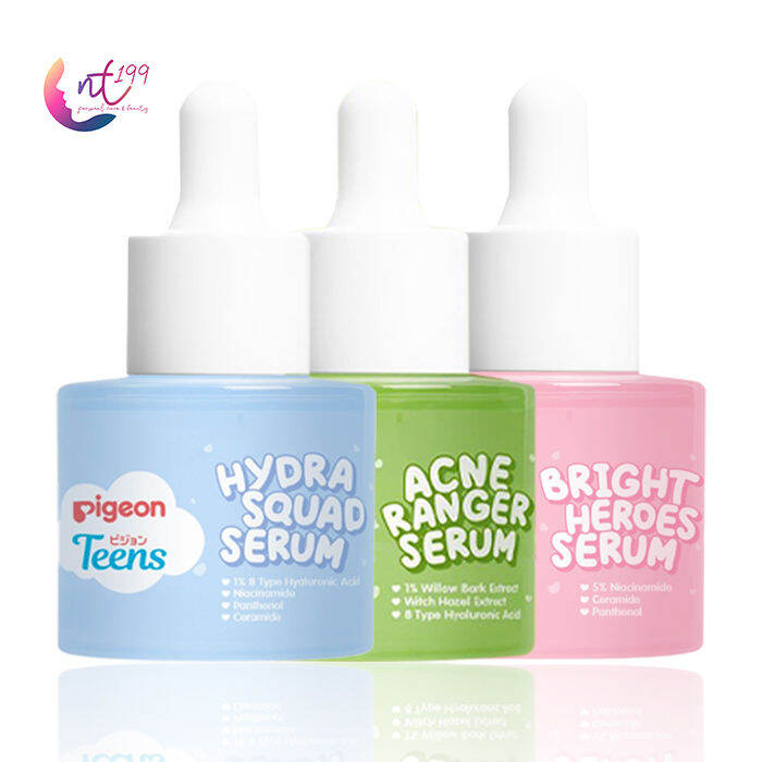 Pigeon Teens Serum Acne Ranger Bright Heroes Hydra Squad 20ml | Lazada ...