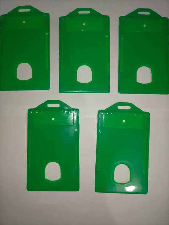 Tempat Casing ID Card/Frame ID Card /Name Tag ID Card - HIJAU | Lazada ...
