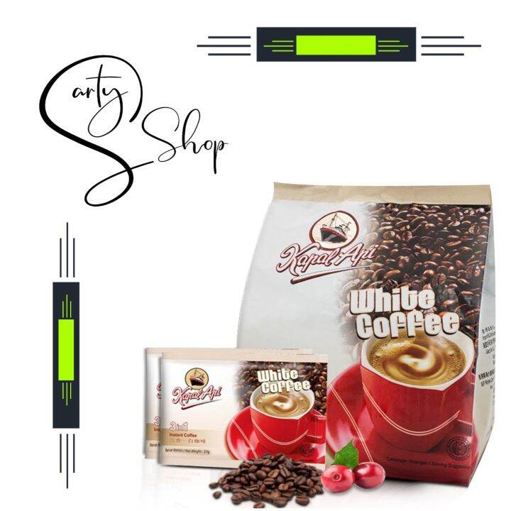 Kapal Api 3-in-1 White Coffee (15's x 37g) | Lazada