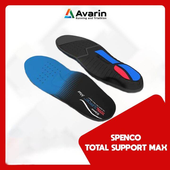 Spenco Total Support Max แผ่น Insole สำหรับวิ่ง แผ่นรองรองเท้า ป้องกัน ...