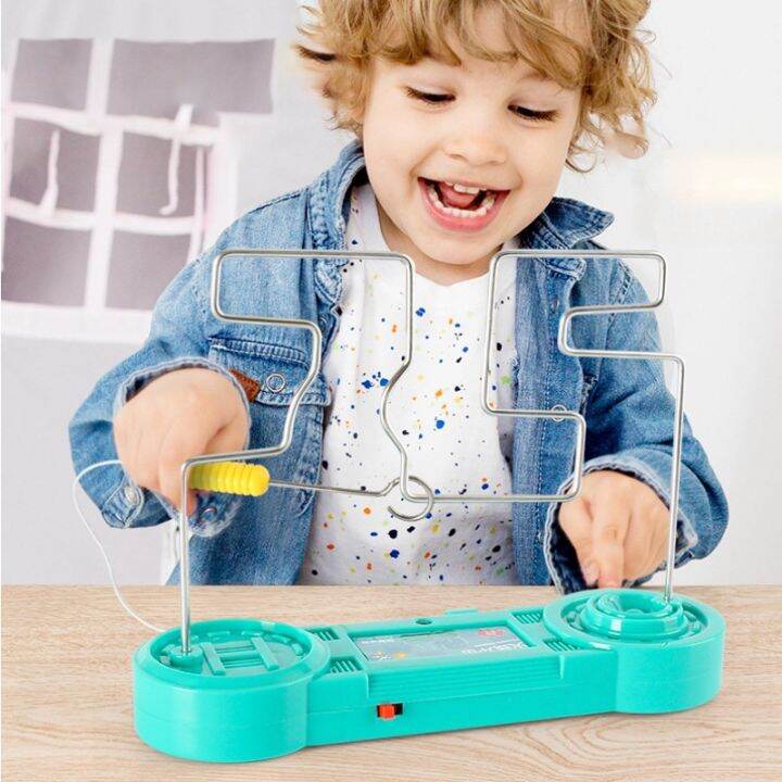 【Pluck】COD ของเล่นเขาวงกตไฟฟ้าช็อต ของเล่นเพื่อการศึกษา ฝึกคิด ของขวัญสำหรับเด็ก | Lazada.co.th