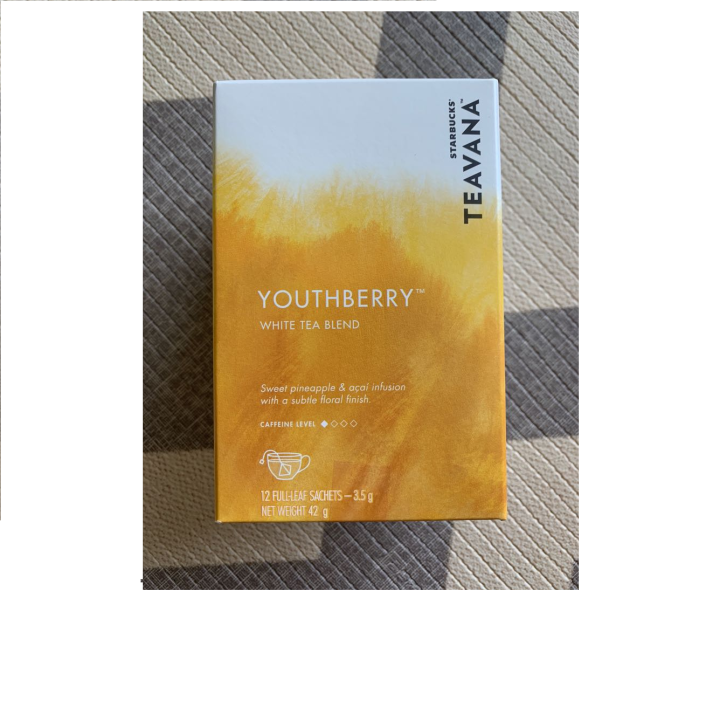 Teavana Starbucks YOUTHBERRY 12 sachet | Lazada PH