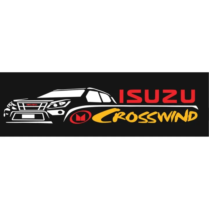 Isuzu Crosswind Windshield Decal Sticker [ Standard/Holographic ...