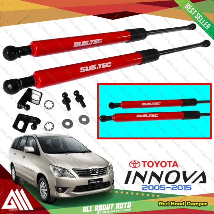 Toyota Innova 2005-2015 Hood Damper Shock Kit (Sustec Version) Red ...