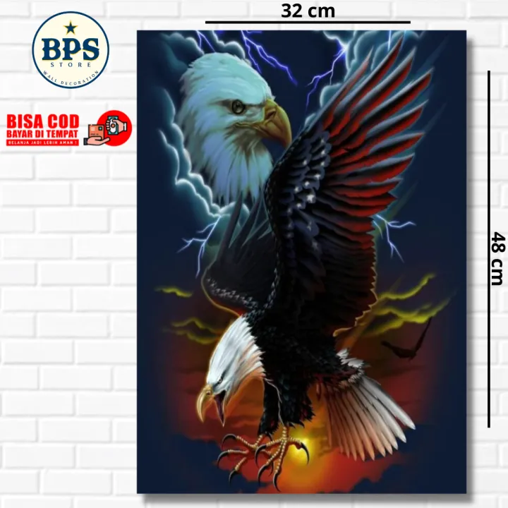 POSTER BURUNG GARUDA - FOTO HEWAN GARUDA - POSTER BINATANG - HIASAN ...