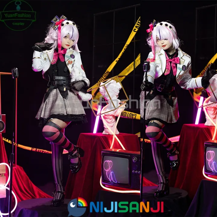 MUGE [Ready Stock] maria cos NIJISANJI marionette Costume selen aster Ye kyo Rabbit cosplay ...