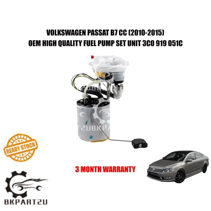 VOLKSWAGEN PASSAT B7 CC (2010-2015) FUEL PUMP SET UNIT MODULE MADE BY OEM 3 MONTH WARRANTY 3C0 ...