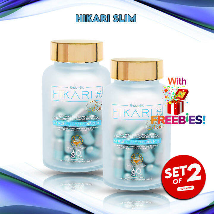 Set of 2 HIKARI SLIM WITH FREEBIE! Advanced Fat Burner And Appetite ...