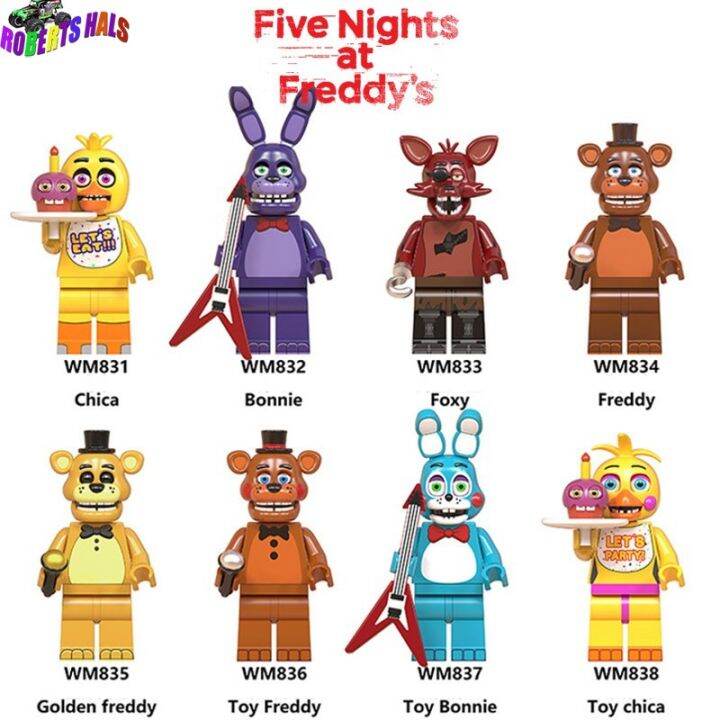 RH【ready stock】FNAF Series Lego Compatible Fazbear / Bonnie / Chica ...