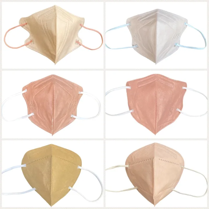 Skin tone Face Mask Nude Beige KF94 Peach KN95 5D Face Mask Khaki KN95 ...