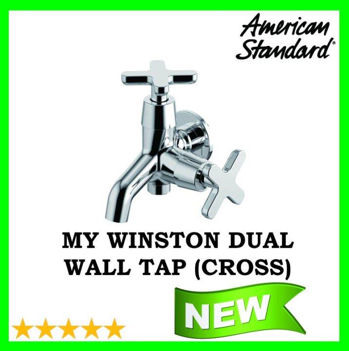 American Standard My Winston Dual Wall Tap (cross) | Lazada Indonesia