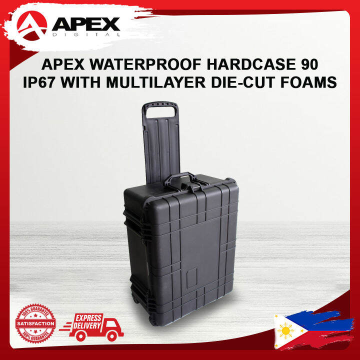 APEX Waterproof Trolley Hardcase 90 IP67 with Multi-layer Die-cut Foams ...