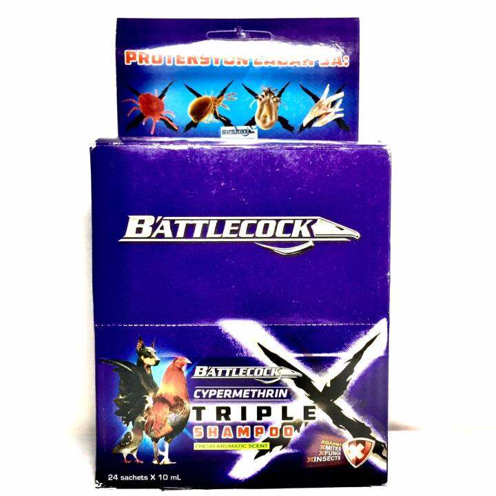 [SOUTH VET] Battlecock Triple X Shampoo 10ml for Gamefowl / Para sa ...