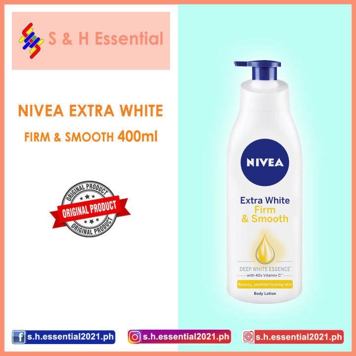 Nivea Extra White Firm & Smooth 400ml | Lazada PH