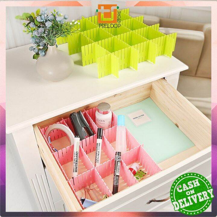 OFM-C652 Sekat Laci Organizer Isi 4 pcs Pembatas Laci / Penyekat Kotak ...