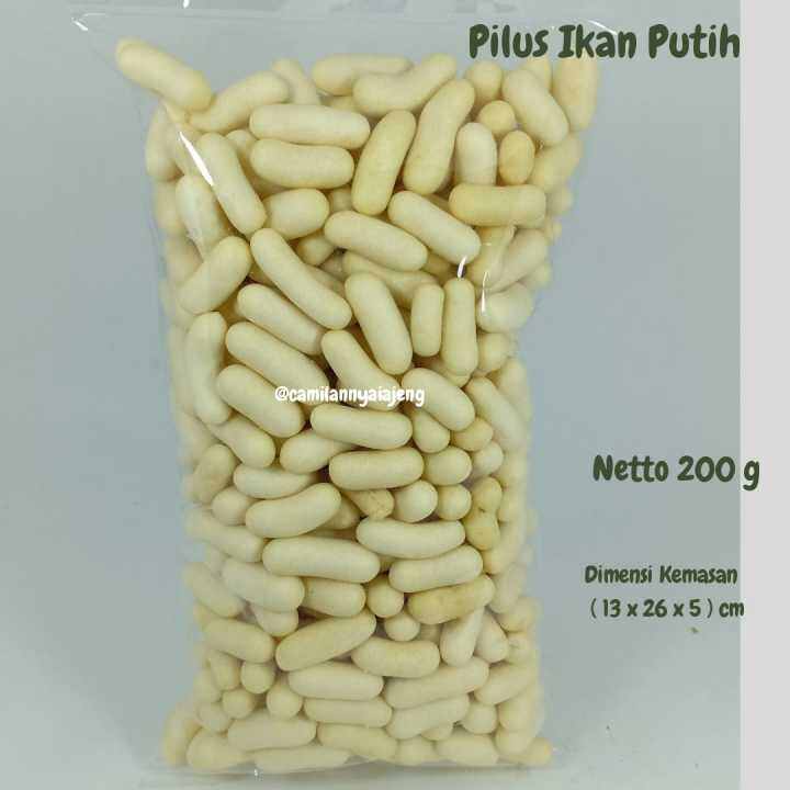 Pilus Telur Kapsul Putih Rasa Ikan Original Gurih 200 g | Lazada Indonesia