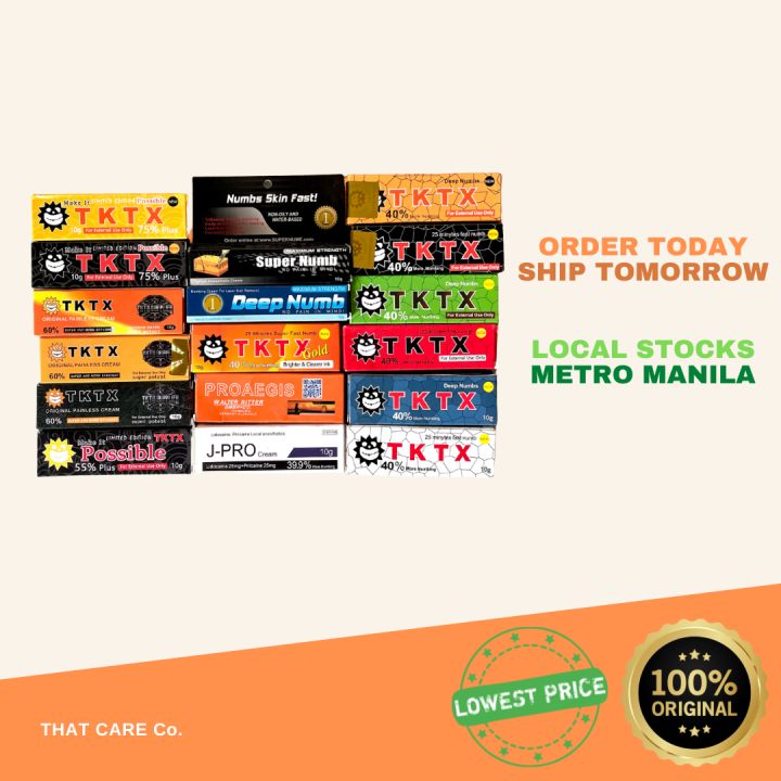 TKTX JPro Deep Numb Supernumb Proaegis Topical Numbing Cream 100% ...